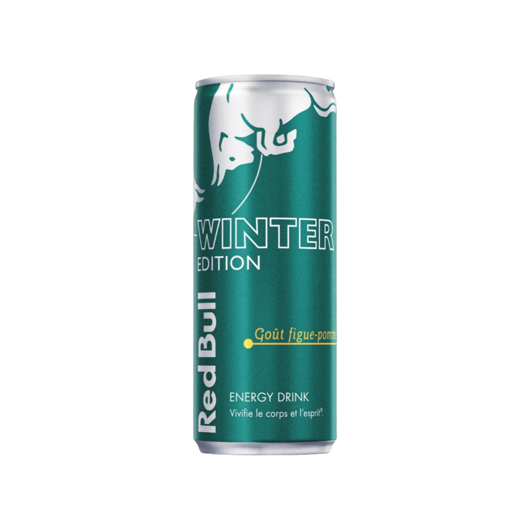 Red Bull Winter Édition Figues Pomme 24x250ml – Candy Market France