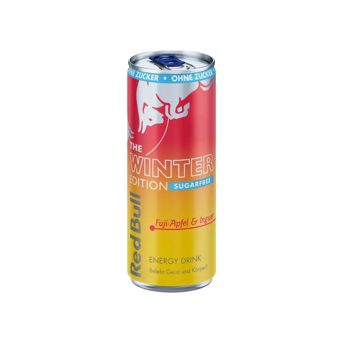 Red Bull Winter Edition Pomme Fuji & Gingembre SUGARFREE 24x250ml ...