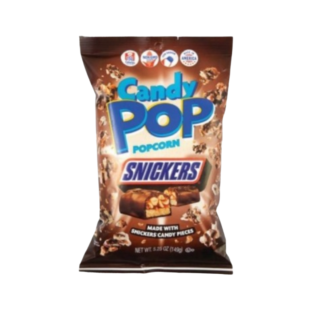 Popcorn Candy Pop snickers 12x149g - Candy Pop Saveur Snickers ...