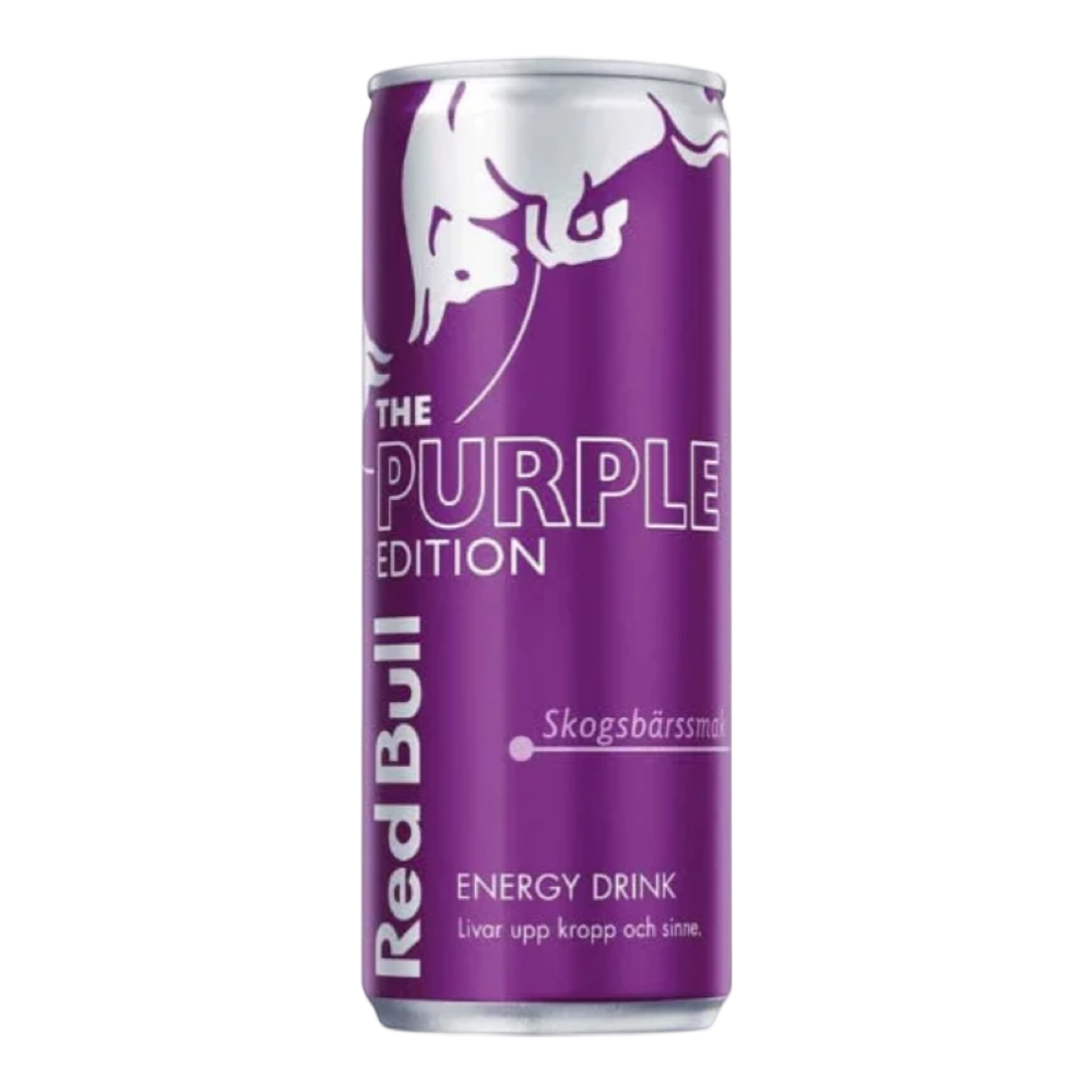 Red bull Purple Edition Skogsbärssmak 24x250ml - Red Bull Edition Viol ...